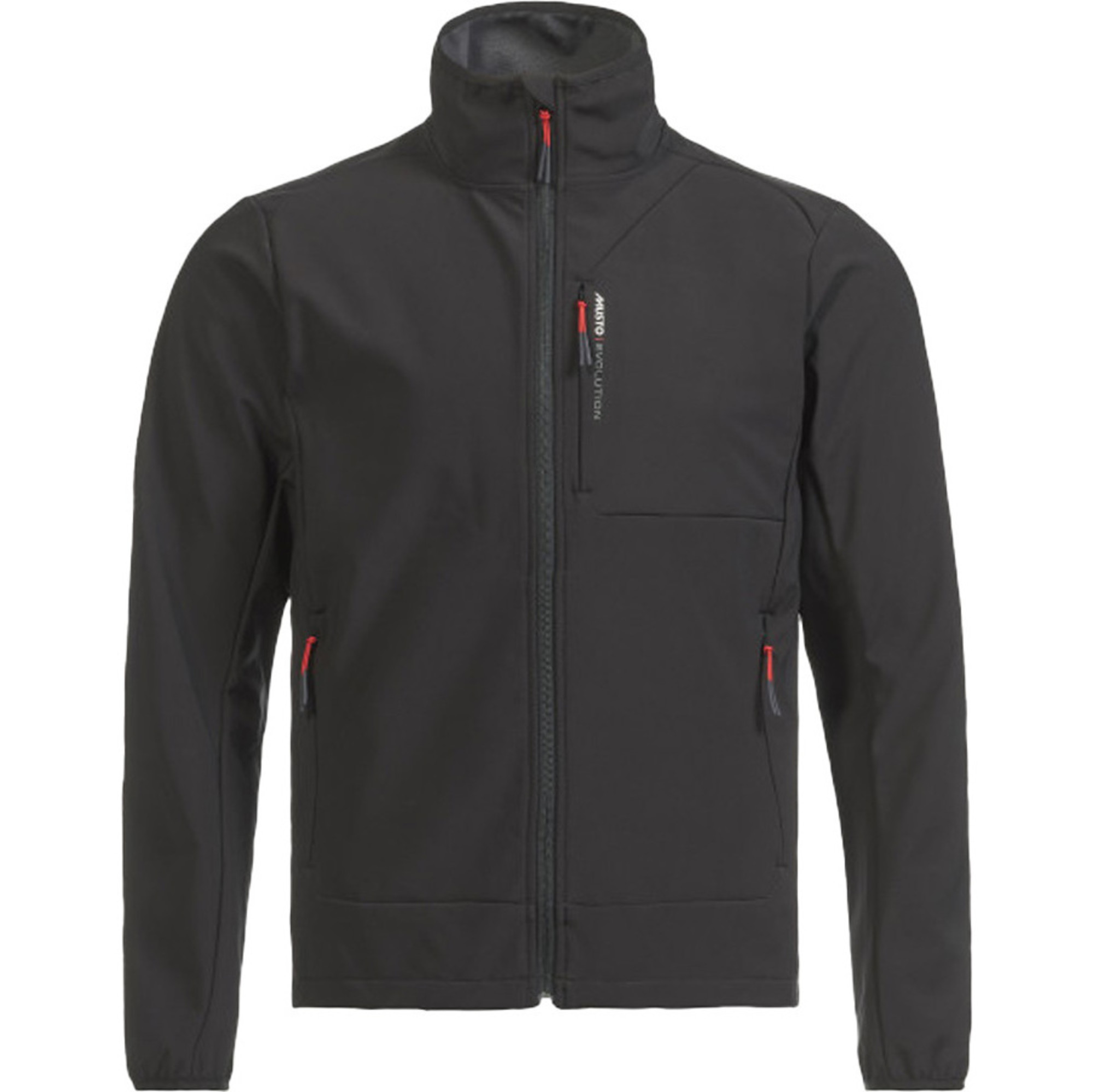 2023 Musto Mens Evolution Softshell Zip Jacket 82340 - Black - Sailing - Sailing | Wetsuit Outlet